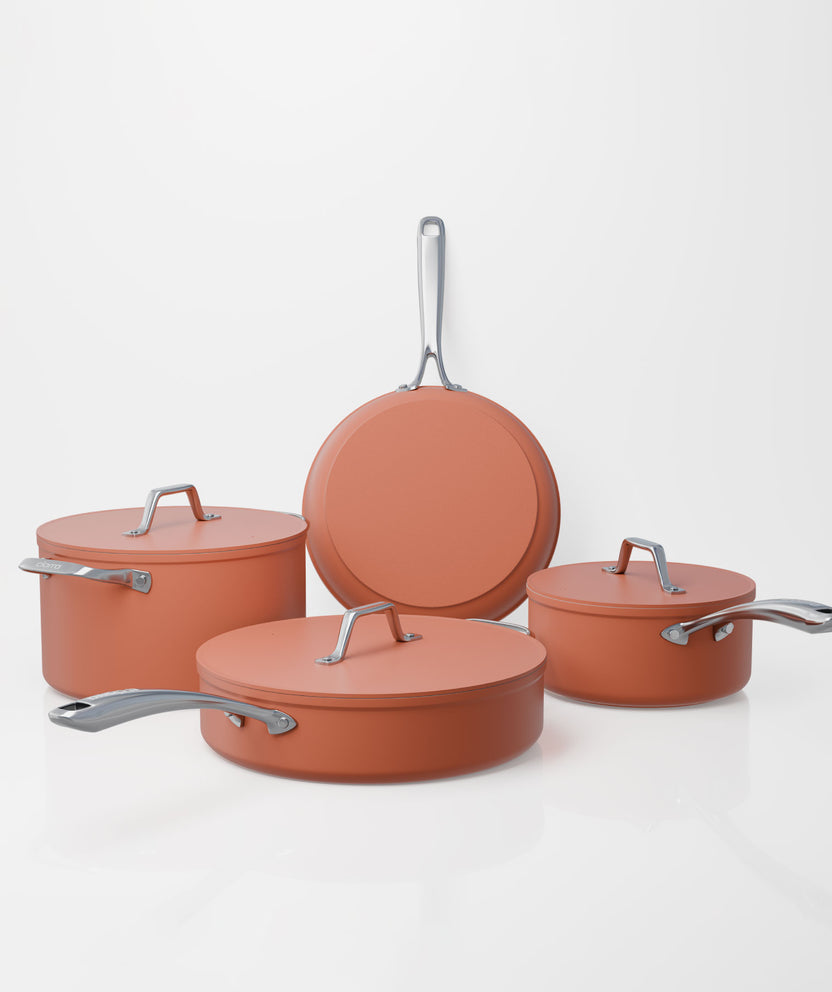 Pentola Induzione Set Di Pentole Antiaderenti In Alluminio Rame CSK ...
